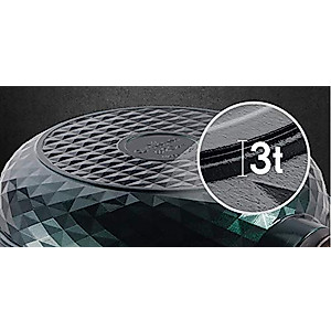 Queensense Premium Titanium 5-Coated Non-Stick Frying Pan Wok 30cm