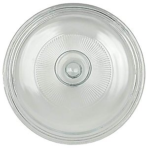 Corningware G-5C 1.5 Quart Fluted Round Glass Lid
