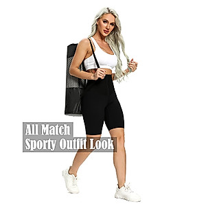 YOFIT Super High Waist Corset Shorts Waist Trainner Yoga Shorts with Corset Black XXL