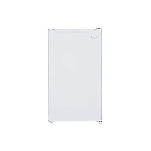 Danby DCR033B1WM 3.3 Cu.Ft. Compact Refrigerator, Mini Fridge with Chiller for Bar, Living Room, Den, Basement, Kitchen, or Dorm, White