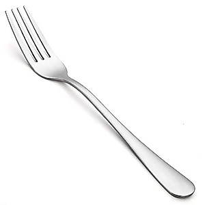 Forks Silverware, Dinner Forks 8 Inches, Briout Forks Set of 12 Premium Food Grade Stainless Steel Forks for Home Kitchen Party Restaurant, Mirror Polished Dishwasher Safe