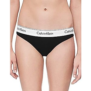 Calvin Klein Modern Cotton Stretch Bikini Panty, Black, Medium