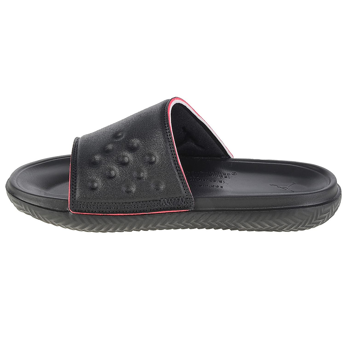 Nike Men's Jordan Play Slide Black-Photon Dust-University Red (DC9835 060) Sandals - Black Slides (us_footwear_size_system, adult, men, numeric, medium, numeric_11)
