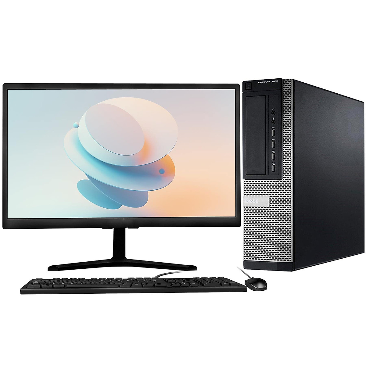 Dell Optiplex 7010 Desktop Business PC Computer Package, Intel Quad Core i5 3.20GHz, 8GB RAM, 256GB SSD + 1TB HDD, 20Inch LCD (HDMI) Monitor, Keyboard, Mouse, WiFi, Windows 10 Professional(Renewed)