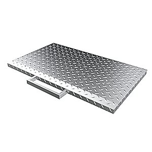 Griddle Hard Cover Lid for 36-Inch Blackstone 4-Burner Flat Top Gas Grill Cooking System, Diamond Plate Stainless Steel Blackstone Griddle Accessory