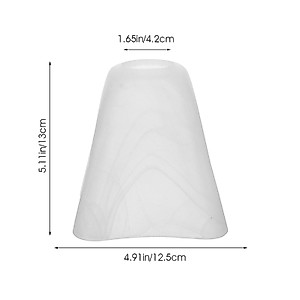 White Lampshade Glass Pendant Fixture Shades Chandelier Glass Lampshade Lamp Shades Replacement Glass Shades for Pendant Lights Pendant Light Glass Shade Pendant Light Shade