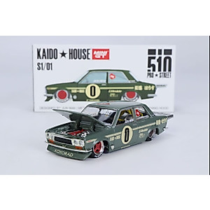 Replacement Parts 2021 Mmini-GT Kaido House Datsun 510 Pro Street OG Green S1/01