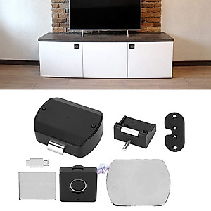 VTOSEN Keyless Drawer Cabinet Lock for Home Office Wardrobe Furniture - Smart Fingerprint Lock - Enhanced Home Security Device with Biometric Locks and Anti-Theft Features