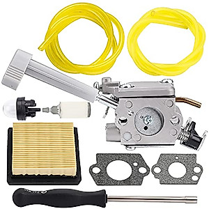 Kizut RY08420A Carburetor Filter Compatible with Ryobi Bp42 Carburetor 308054079 RY08420 Backpack Blower with 530069247 Repower Parts Kit for Engine Lawn Mower Snowblower
