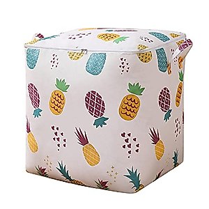 LOYE Comforter Bags Storage Bag Wardrobe Storage Bag Sweater Clothes Storage Container Clothing Storage Box Foldable Closet Storage Clear Plastic Clothes Bags (B-@, One Size)