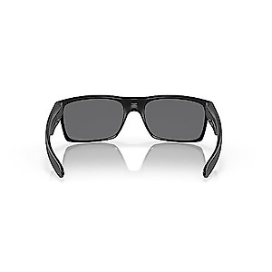 Oakley Men's OO9189 Twoface Square Sunglasses, Matte Black/Prizm Black, 60 mm