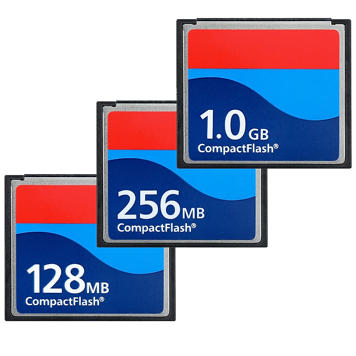 ZhongSir Two Pack 1GB Compact Flash Memory Card High Speed Digital Camera Card Industrial Grade Card(2pack)