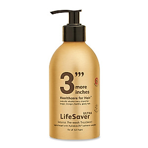 3'''More Inches LifeSaver Ultra Intense Pre-wash Treatment 325ml - Double Concentration Hair Repair -Broken Bond Restore Treatment -Sulphate Free, No Added Fragrance -Hair Care by Michael Van Clarke