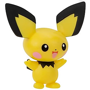 Pokémon Select Evolution 3 Pack - Features 2-Inch Pichu and Pikachu and 3-Inch Raichu Battle Figures