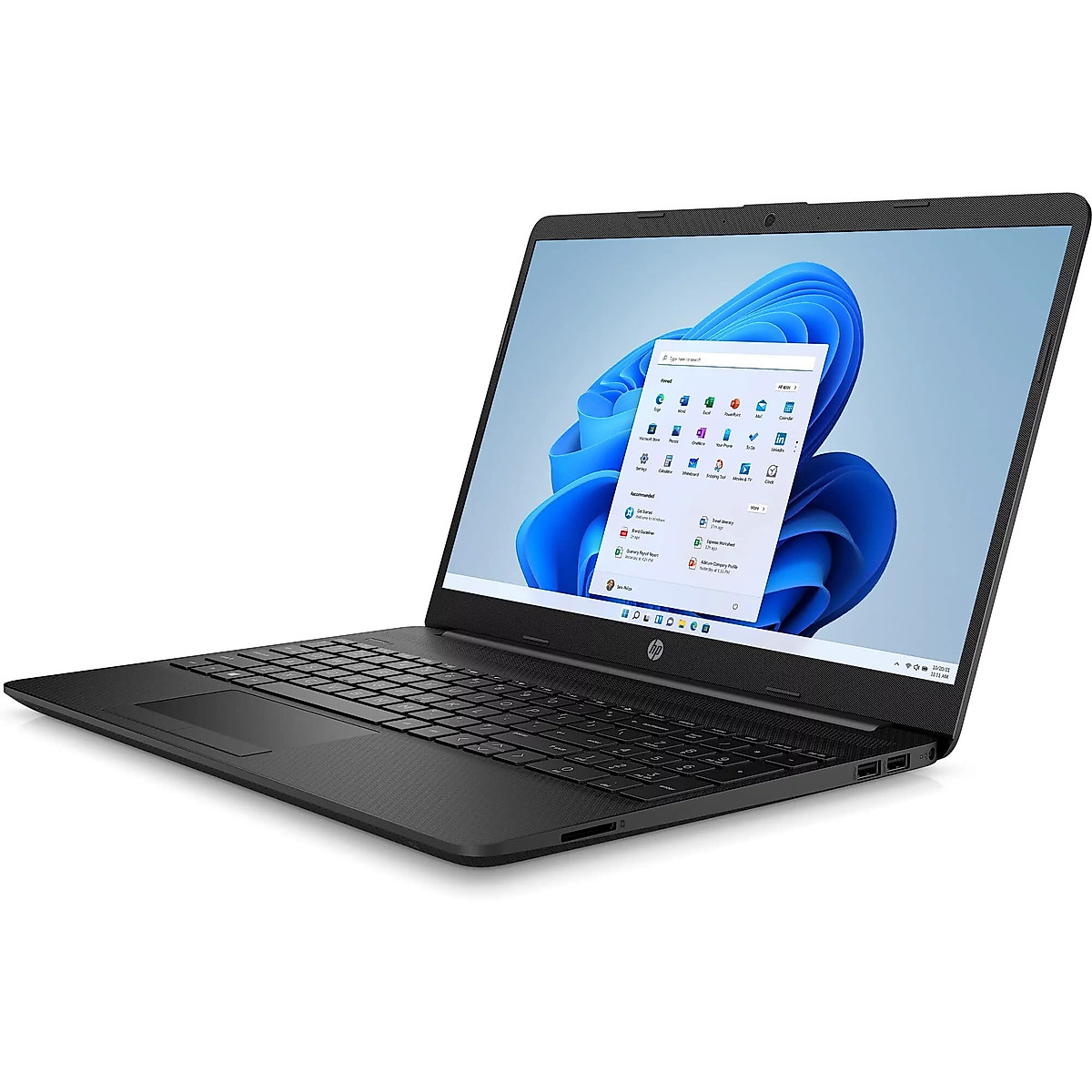 HP Pavilion 15.6" HD Laptop Computer, Intel Pentium Processor, 8GB RAM, 128GB SSD, Webcam, USB-C, HDMI, Ethernet RJ-45, WiFi, Includes 1-Year Microsoft 365, Windows 11 S, Black, YSC Accessory