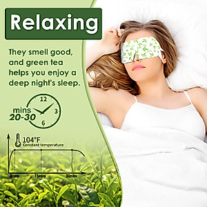 ZHENYEMEI Self Heating Warm Compress for Eyes | 6A Silk Cotton Material | Heated Eye Mask for Fast Relief of Dry Eyes | No Microwave Needed | Eye Treatment Products for Dry Eye Relief | 20 Count