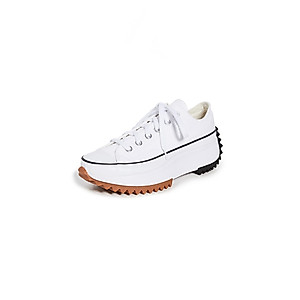 Converse Women's Run Star Hike Platform Sneakers, White/Black/Gum, 7.5 Medium US