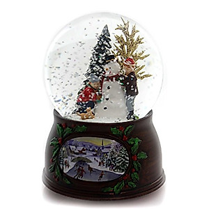 Musical Kinds and Snowman Windup Dome 100mm 34150