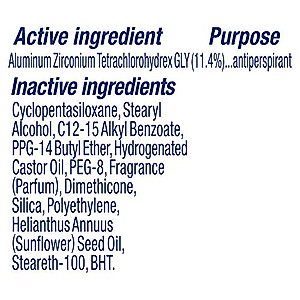 Dove Antiperspirant Deodorant Stick No White Marks on 100 Colors Clear Finish 48-Hour Sweat and Odor Protecting Deodorant for Women, 2.6 Ounce (Pack of 4)