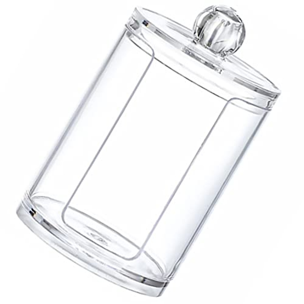 FOMIYES Cotton Bud Holder Jewelry Stand Cotton Pads Holder Cotton Balls Swab Holder Container with Lid Makeup Removers Pad Container for Nail Polish Makeup Removers Pad Jewelry Holder