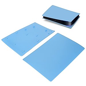 ASHATA Face Plates for PS5 Digital Edition, Replacement Panel Shell, Faceplate Cover Plates Protective Case, Game Console Face Plates Anti Scratch Hard Shell(Starlight Blue)