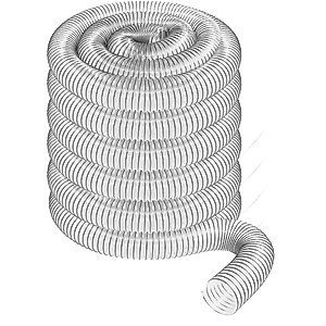 4" x 50’ Ultra Flex Clear Vue Heavy Duty PVC Dust Debris and Fume Collection Hose MADE IN USA!