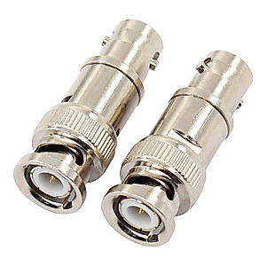 MOTOKU 2X Copper Adapter 50Ohm 38.5mm Insert Type BNC Feed Through Terminator