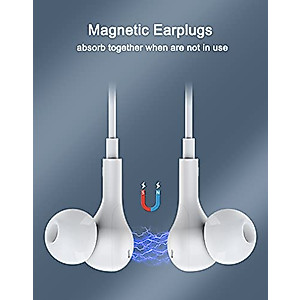 3.5mm Earbuds Wired Earphones In Ear Headphones w Microphone Compatible with Samsung Galaxy A13 A12 A03s A02s A52 A11 A10e S10 S9, Moto G Power G Stylus G Pure, Blu G91 F91 TCL A3 10 SE Nokia (Black)