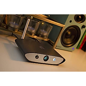 iFi Zen Blue HiFi Bluetooth Receiver Desktop DAC/Adapter - Wireless Input/Outputs - Optical/Coaxial/SPDIF/RCA / 4.4 Balanced - Audio System Upgrade (Unit Only)