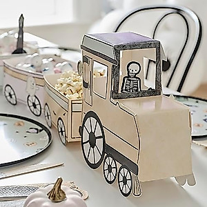 Ginger Ray Halloween Ghost Train Treat Sandwiches & Cake Stand with Pop Up Characters Tabletop Decoration