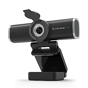 Amcrest 1080P Webcam with Microphone for Desktop, Web Cam Computer Camera, Streaming HD USB Web Camera for Laptop & PC with Privacy Cover, Wide Angle Lens, Superior Low Light (AWC195-B)