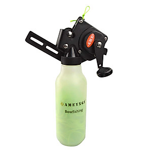 ZSHJGJR Archery Bowfishing Reel Spincast Reel Bowfishing Tool with 40m Fishing Rope Fishing Arrows Kit for Compound Recurve Bow Fishing Hunting Accessory