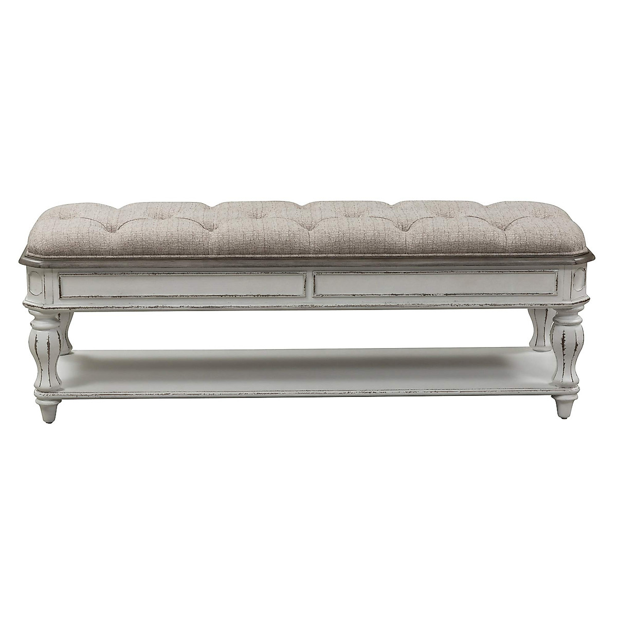 Liberty Furniture Industries Bed Bench, W54 x D18 x H20, White