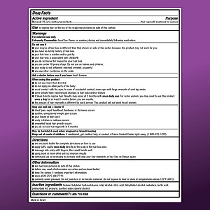 Amazon Basic Care Hair Regrowth Treatment For Women, Minoxidil 5% Topical Aerosol (Foam), 12 Month Supply, Unscented, 2.11 ounce (Pack of 6)