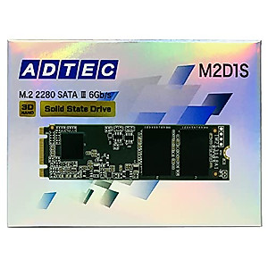 Adtech ADC-M2D1S80-240G 3D NAND SSD M.2, 240GB SATA (2280) (Maximum Transfer Rate 550MB/s)