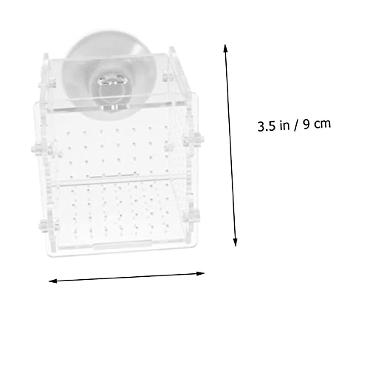 2 Pcs Fish Acrylic Incubator Baby Fish Incubator Fish Tank Tool Fish Hatchery Cage Aquatic Pet Supplies