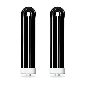 15W Black Light Bug Zapper Replacement Bulb for BB-15WHT Black Flag BZ-15, BF35 Flowtron BK-15D, B1515 Stinger TZ15, FP15, UV15, 7.5 inch U Shaped Bulb 2 Pack