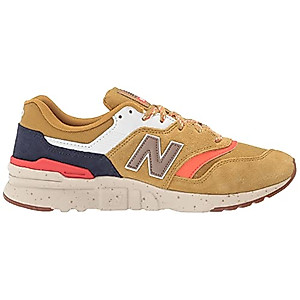 New Balance Men's 997H V1 Classic Sneaker, Gold Moss/Black, 9