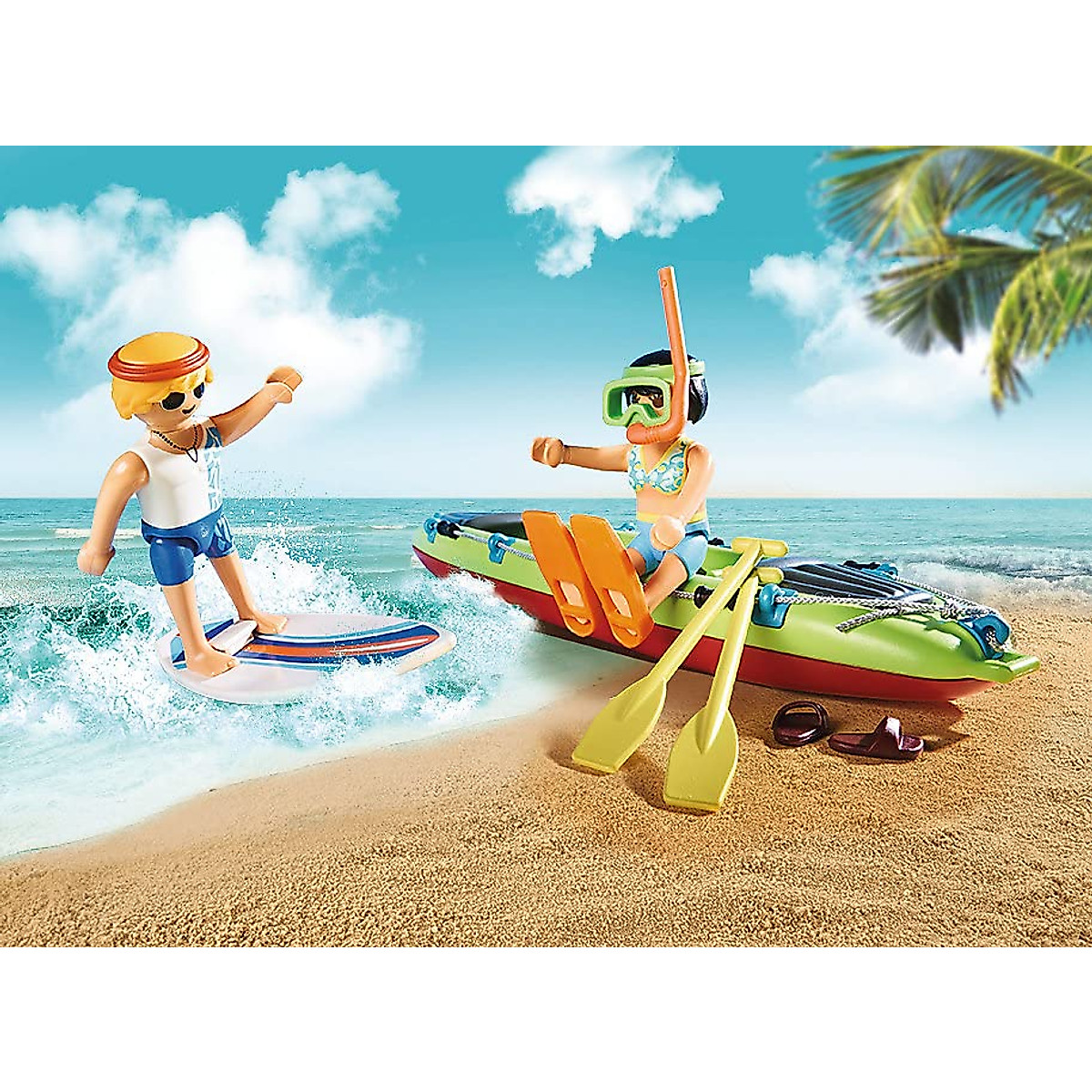 Playmobil Beach Car with Canoe