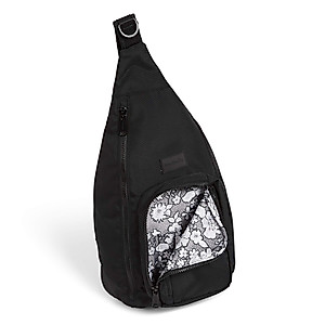 Vera Bradley Women's Recycled Lighten Up Reactive Sling Backpack Bookbag, Just Turtles, One Size