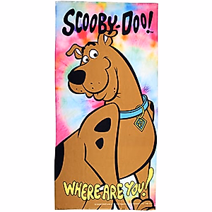 INTIMO Scooby Doo Where are You Tie Dye Beach Towel Bath Towel