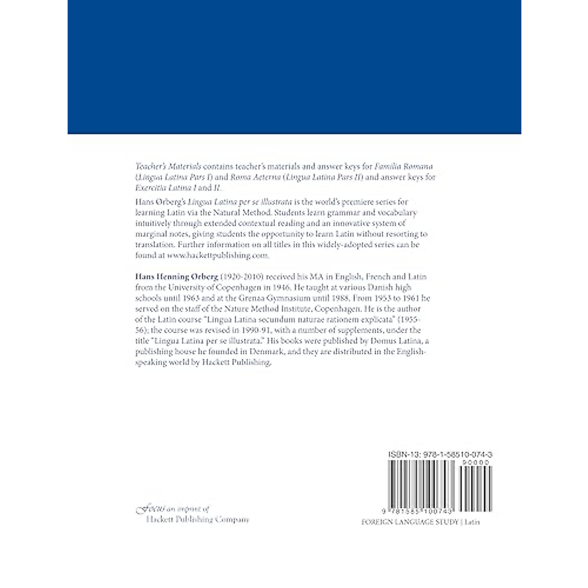 Lingua Latina Per Se Illustrata: Teachers' Materials & Answer Keys for Pars I & II (Latin Edition)