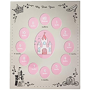 Disney Girls My First Year Photo Frame Pink