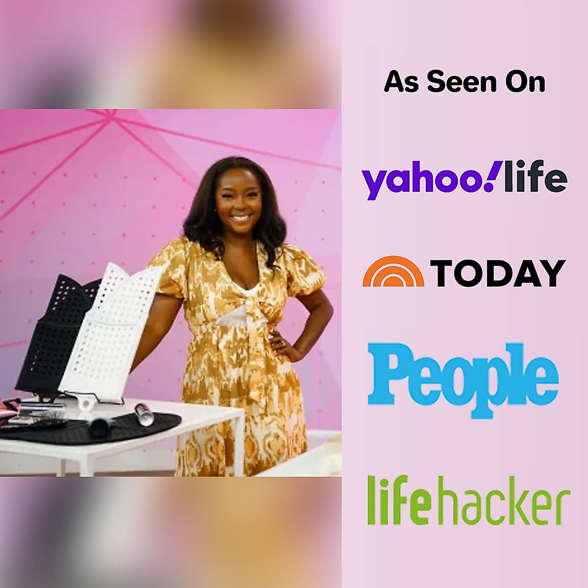 Sink Topper, Foldable Bathroom Sink Cover for Counter Space. Makeup Organizer Mat and Must Have Bathroom Gadget. Standard, Black.