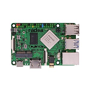 Rock 3A Rockchip RK3568 64bit Quad Core Based Single Board Computer for Edge Development (Rock 3A Kit 8GB RAM)