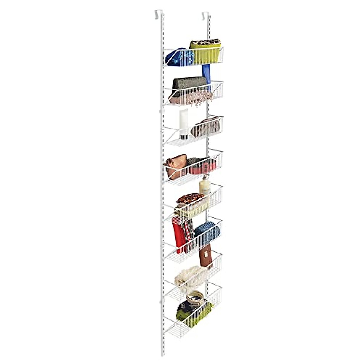 ClosetMaid 97535 Adjustable Wall & Door 8-Tier Basket Organizer, 18", , White