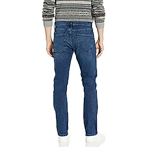 Amazon Essentials Men's Comfort Stretch Straight Slim-Fit Jean (Previously Goodthreads), Medium Indigo, 33W x 30L