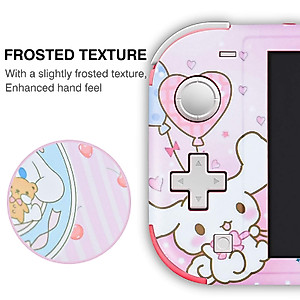 DLseego Switch Lite Skin Sticker Pretty Cute Pattern Full Wrap Skin Protective Film Sticker Design for Nintendo Switch Lite-Pink