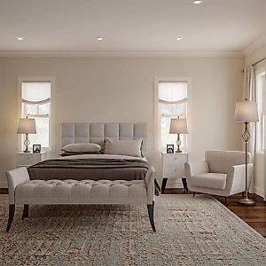 Lavish Home Table and Floor Lamps - Set of 3 Matching Curved Openwork Steel Lighting for Living Room, Bedroom, Office - Energy-Efficient LED