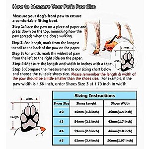 abcGoodefg Pet Dog Shoes Puppy Canvas Sport Sneaker Boots, Outdoor Nonslip Causal Shoes Rubber Sole Soft Cotton Inner Fabric Shoes for Pet Dog (#4(1.732.20), Pink)